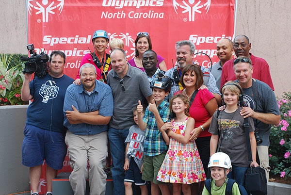 A WRAL Team Effort: Kelcey Carlson Goes Over the Edge, Live | Capitol ...