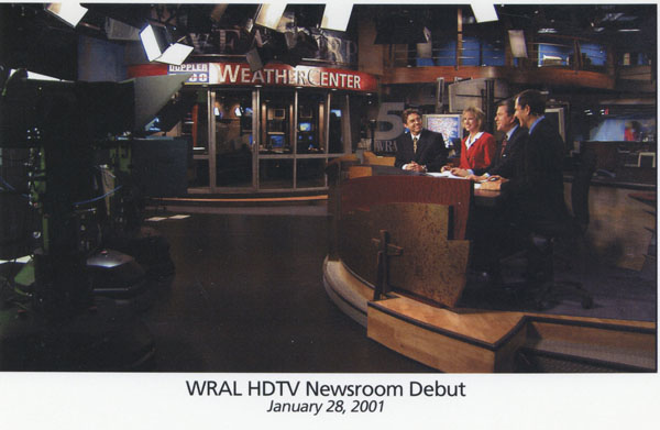 WRAL News Sets Through the Years | Capitol Broadcasting Company